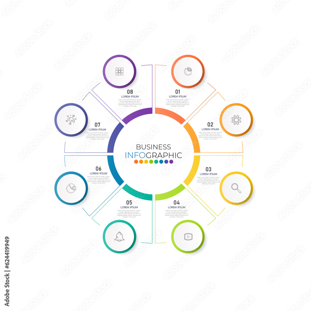 Minimal step infographics design vector and icons can be used for ...