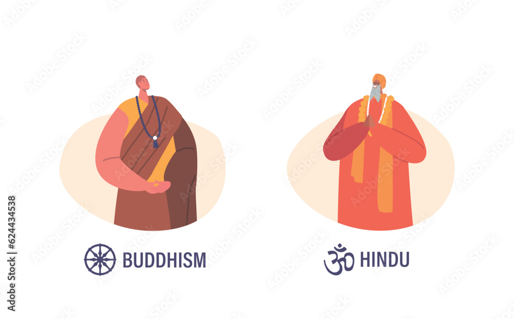 Buddhism and Hindu Religious Ministers, Dedicated Characters Who ...