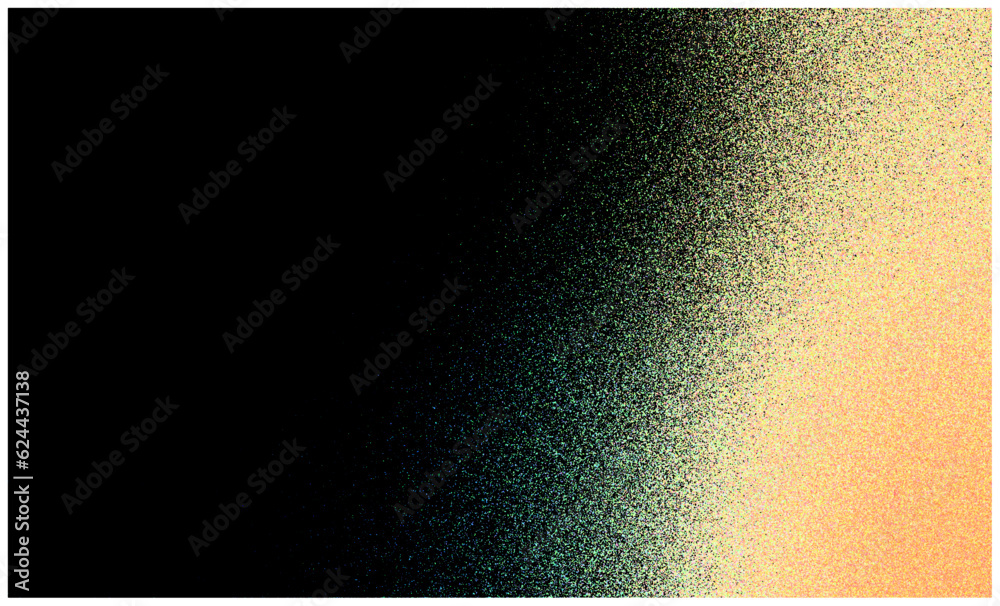 Abstract gradient texture grain, black cream gradation. Vector grain ...