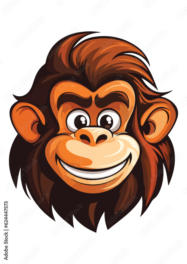 cute monkey,monkey print,monkey image isolated on white background ...