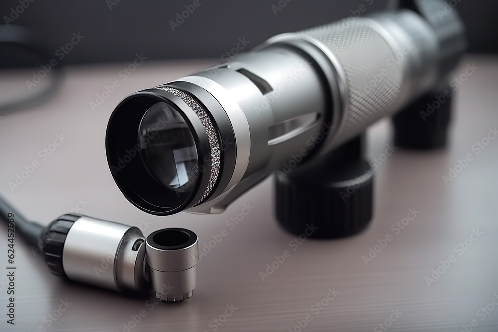 Medical examination and prevention tool a white dermatoscope usually ...