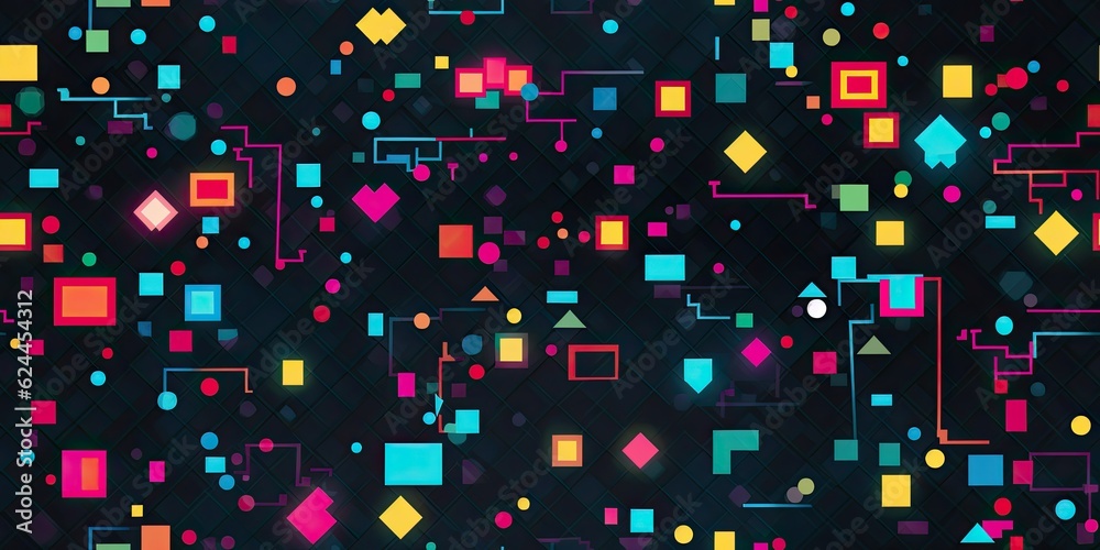 Retro-Inspired Design" - This illustration features a pixel art pattern ...