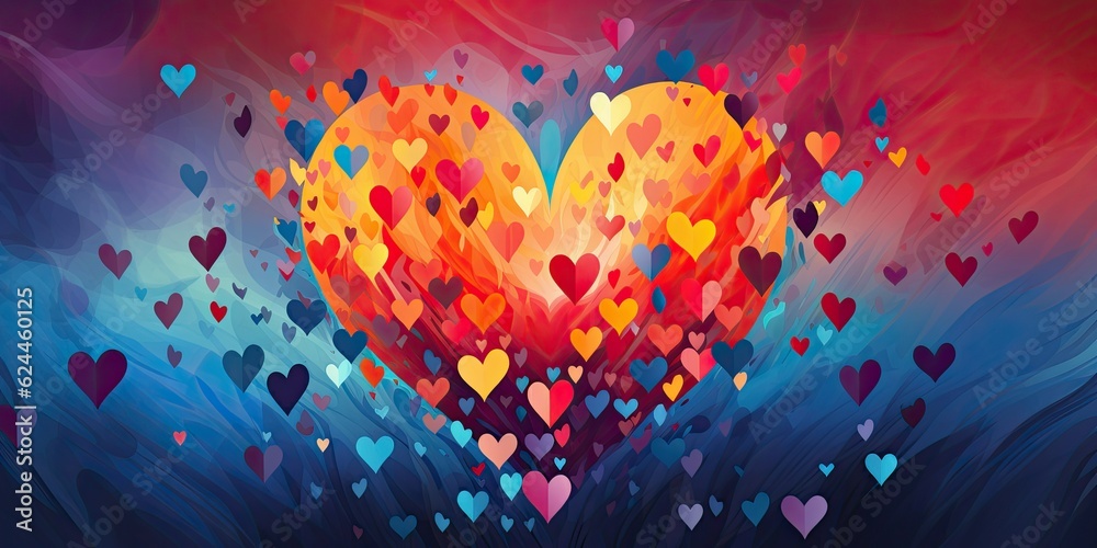 Vibrant Design Inspiring Heart Health Awareness - Symbolizing Unity ...