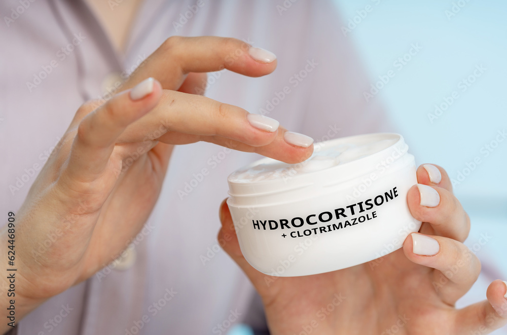 Hydrocortisone + Clotrimazole Medical Cream Stock Photo | Adobe Stock