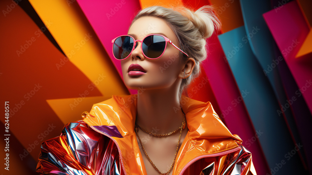 fashion woman colorful, the bold eclectic fashion styles of the Y2K era ...