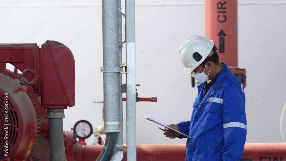 Safety and dependability are ensured by an engineer's weekly inspection ...