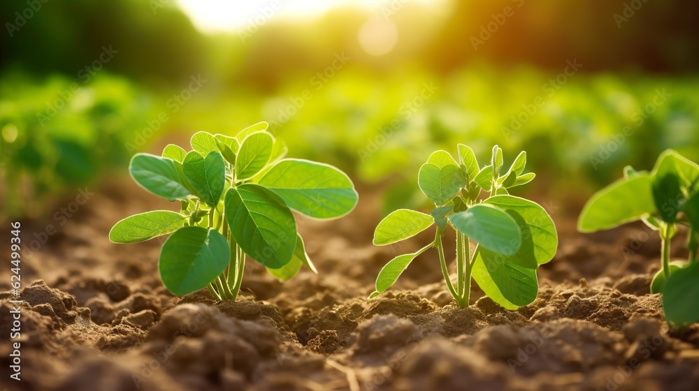 Soy growth stages, soybean vegetable plant grow cycle, vector seedling ...