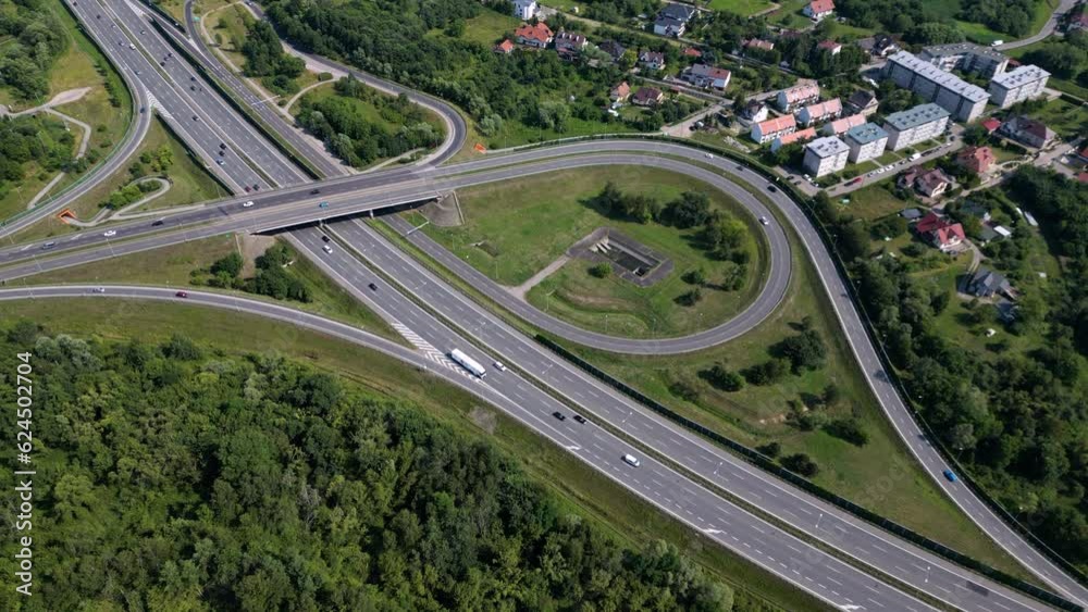 International multi level highway intersection, the part of orbital ...