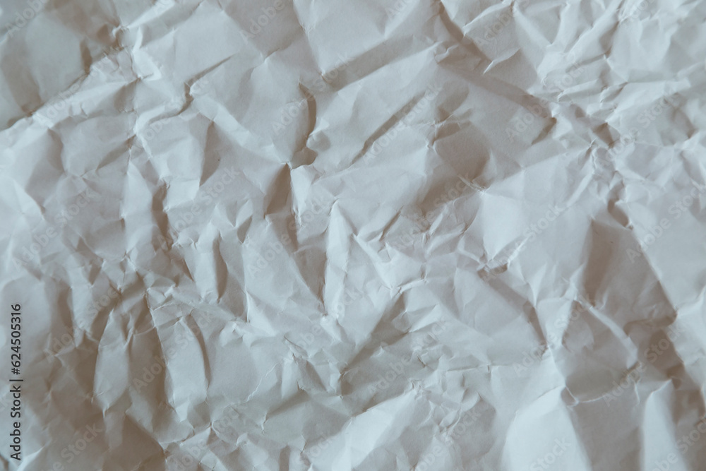crumpled paper texture in gray, irregular shapes in an original and ...