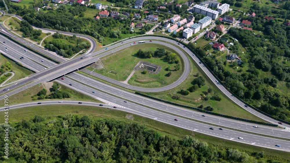 International multi level highway intersection, the part of orbital ...