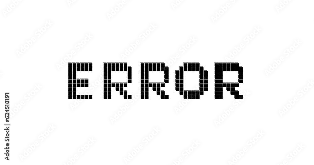 Pixel error for game, glitch, pixel art, pixel effect. 8 bit for video ...