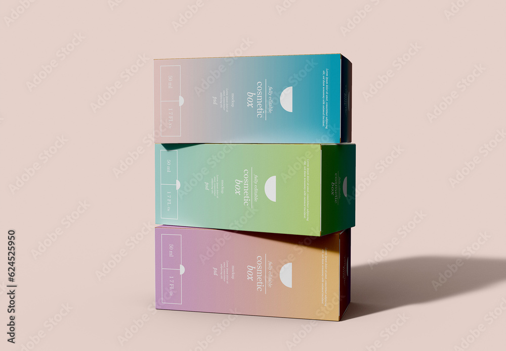 Box Collection Mockup Stock Template | Adobe Stock