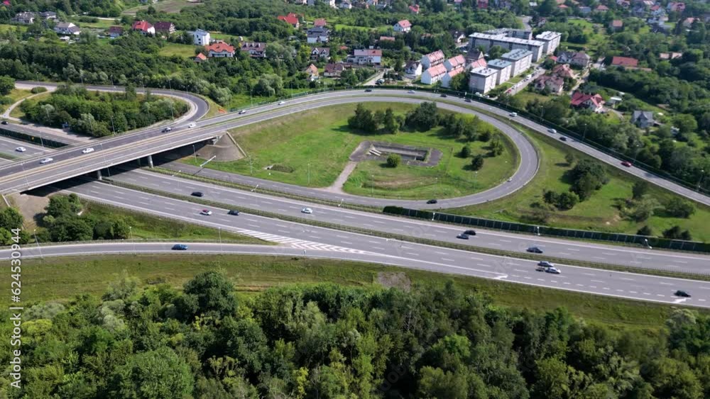 International multi level highway intersection, the part of orbital ...
