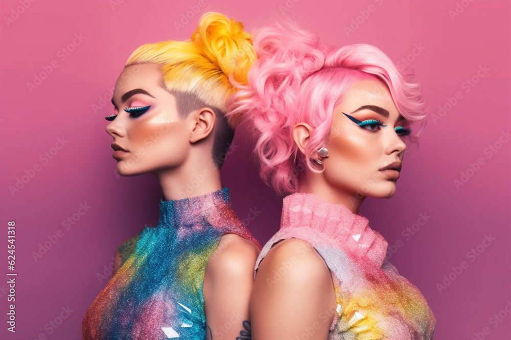 LGBT. Gay Pride. LGBTQ rainbow flag. Truth, minority support, equal ...