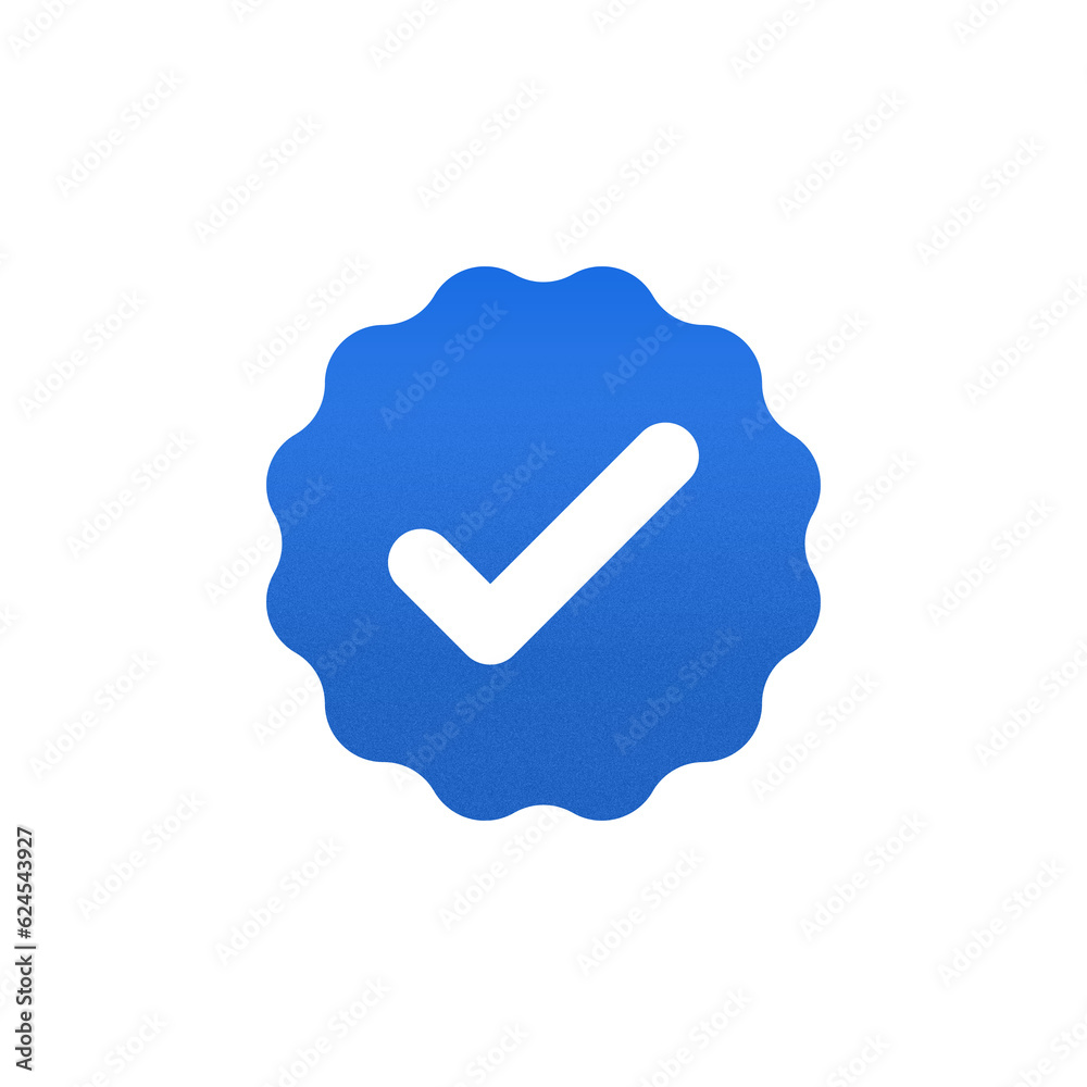 Verified Blue Tick, verify symbol, verified icon, Set of blue checkmarks. Blue tick Facebook ...