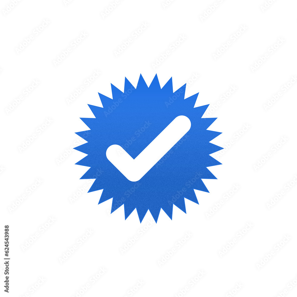 Verified Blue Tick, verify symbol, verified icon, Set of blue ...