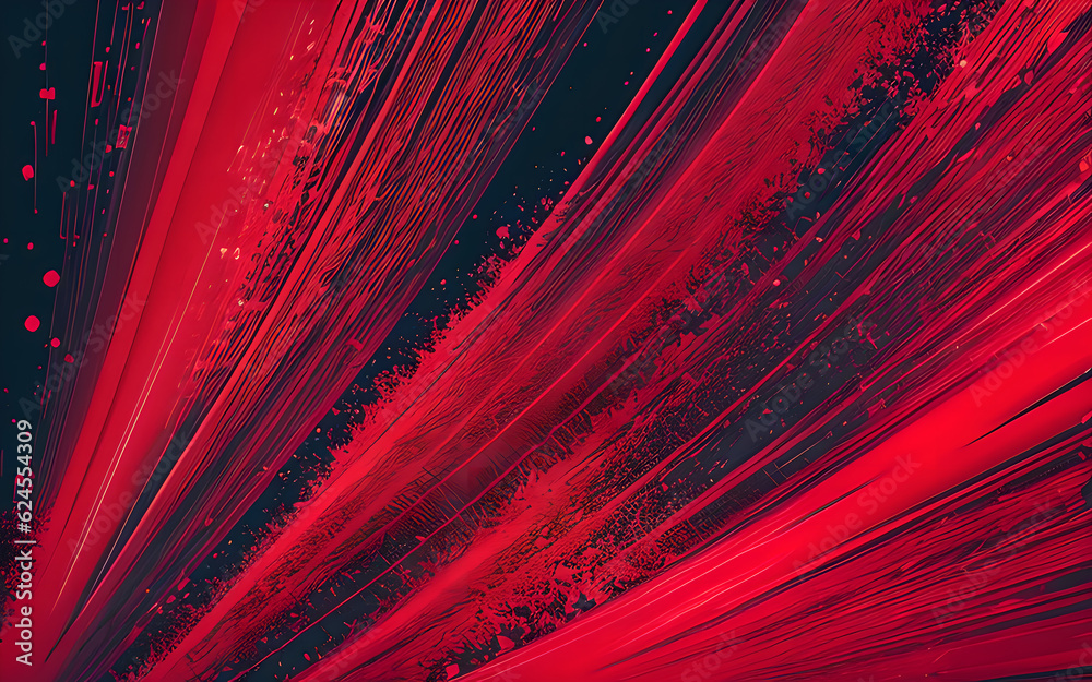 Abstract red neon color background led artificial intelligence, bright ...