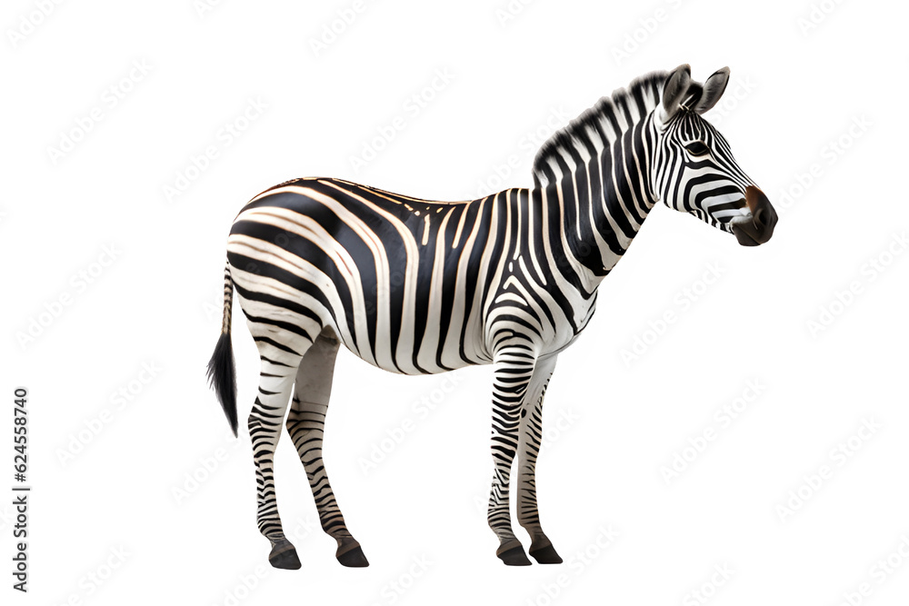 zebra isolated on transparent background ,zebra with black and white ...