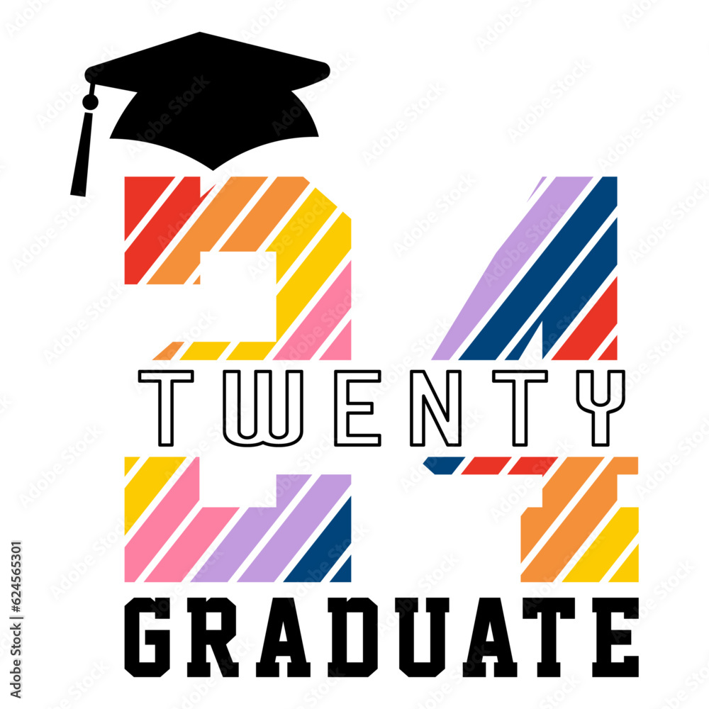 Senior Class greeting, invitation card. Text for graduation design ...