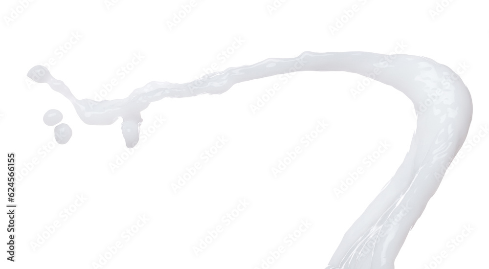 Milk yogurt white water droplet shape form fly splashing. Milk lotion ...