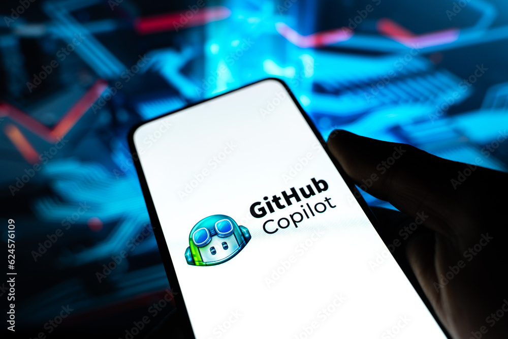 West Bangal, India - july 5, 2023 : GitHub Copilot logo on phone screen ...