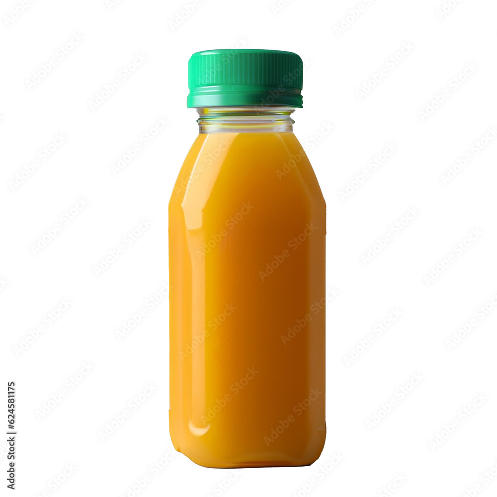 Mango Juice Bottle On Transparent Background Png Ai Generated Stock ...