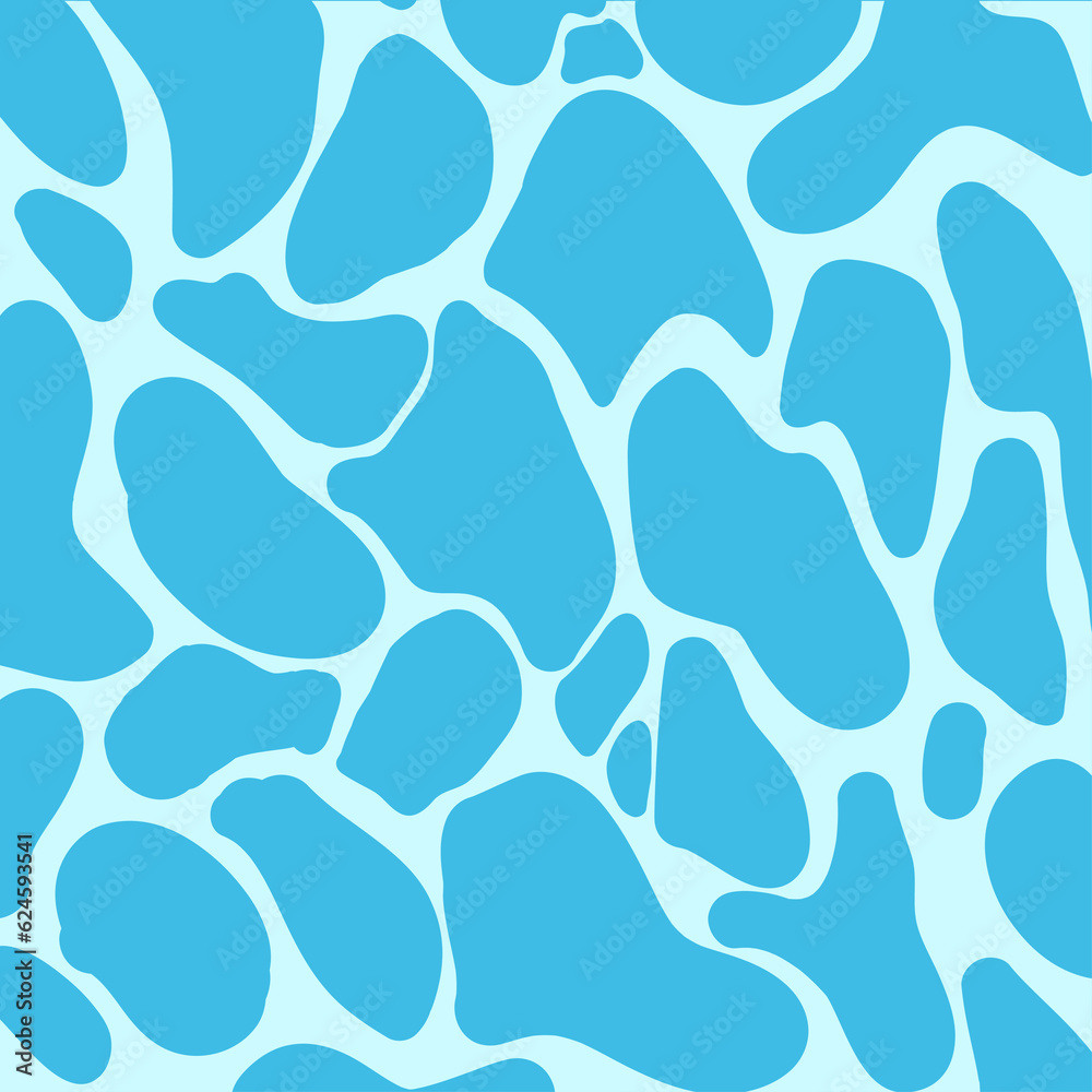 Swimming pool water ripple square vector background for banner,card ...