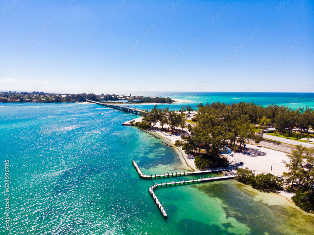 Longboat Key Pass Coquina Beach Boat Ramp Holmes Beach Florida at Gulf ...