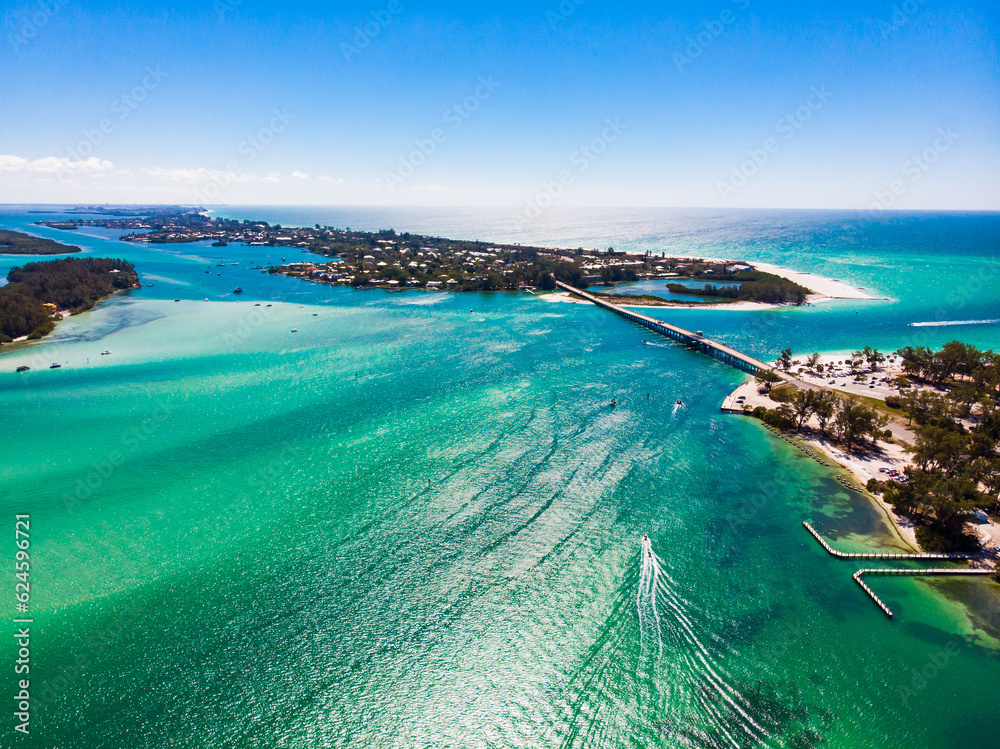Longboat Key Pass Jewfish Island Coquina Beach Boat Ramp Holmes Beach ...