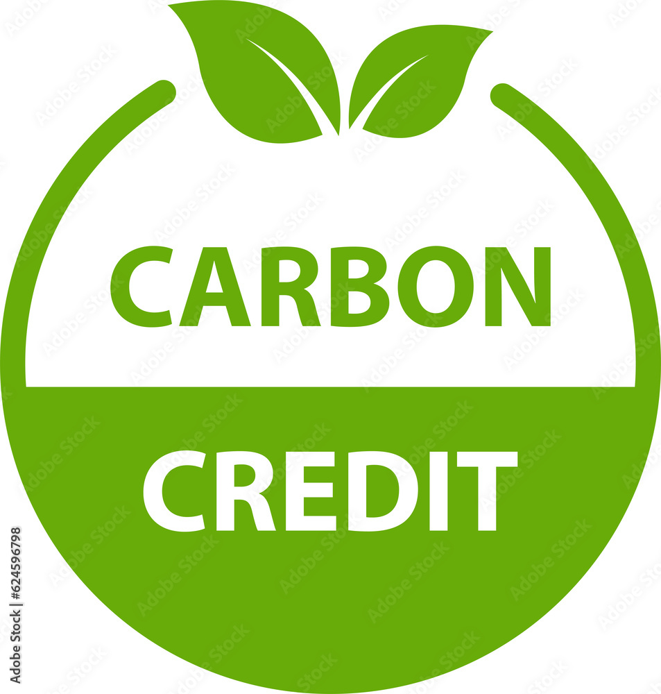 Carbon credit icon for graphic design, logo, website, social media ...