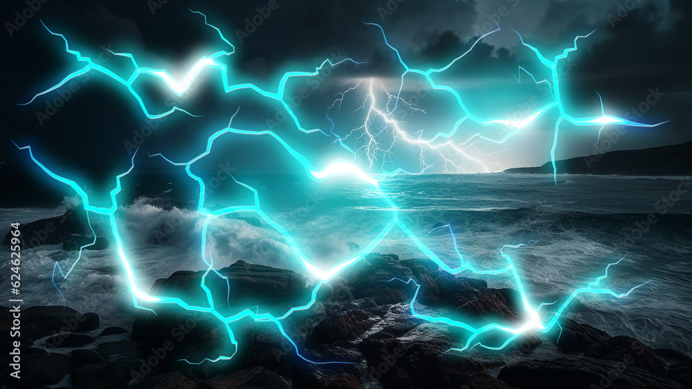 Lightning Strike Transitions Stock Template | Adobe Stock