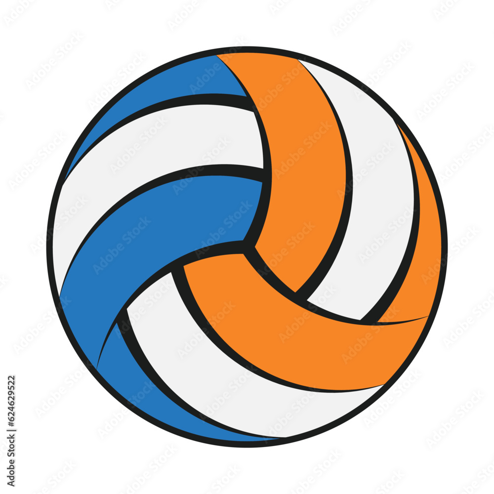 Volleyball Clipart, Volleyball Vector, Volleyball illustration, Sports ...