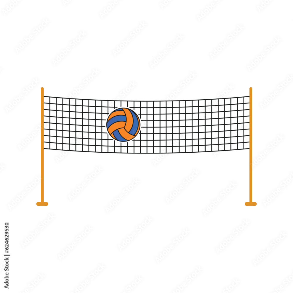 Volleyball Clipart, Volleyball Vector, Volleyball illustration, Sports ...