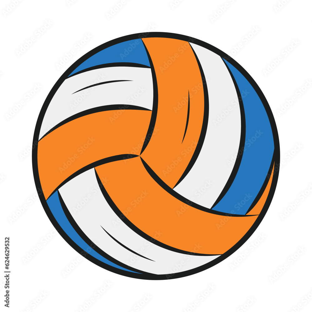 Volleyball Clipart, Volleyball Vector, Volleyball illustration, Sports ...