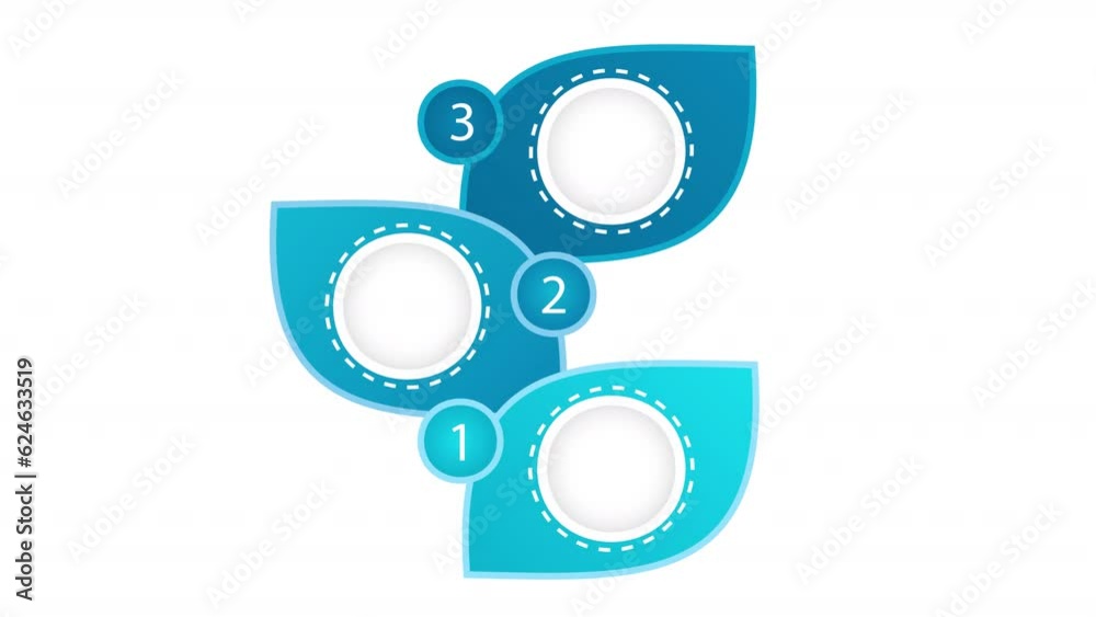 Animated strategy infographic. Business management. HD infochart ...