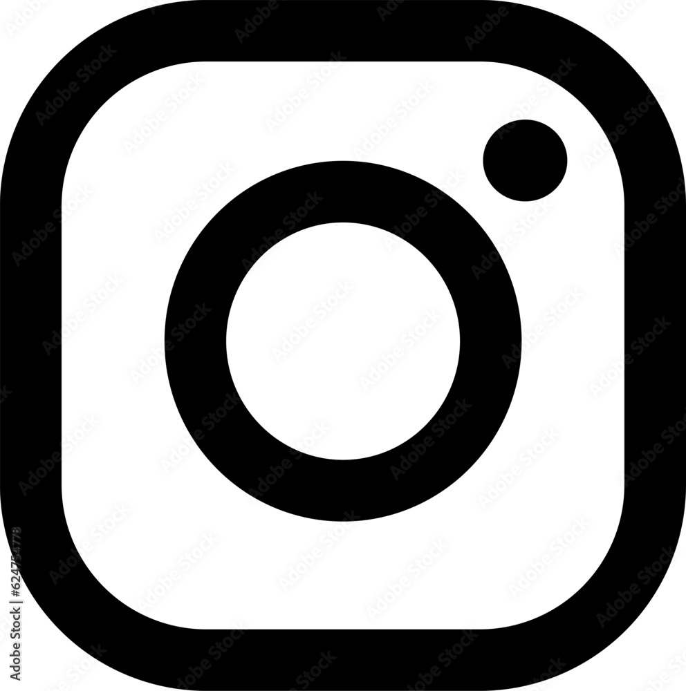 Black Instagram round logotype app icon PNG,Eps vector logo download ...