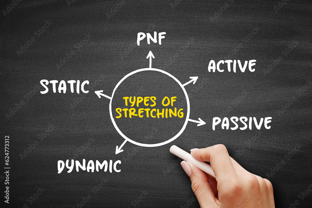 Types of Stretching (form of physical exercise in which a specific ...