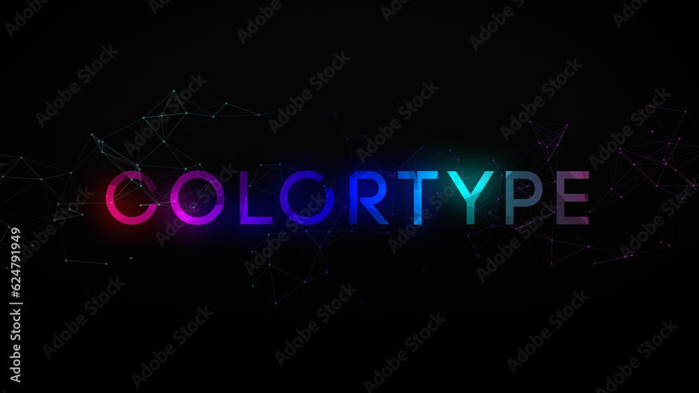 ColorType Text Effects Stock Template | Adobe Stock