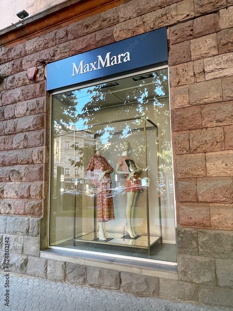 Fashion boutique of Max Mara clothing brand. Shopwindow of official ...