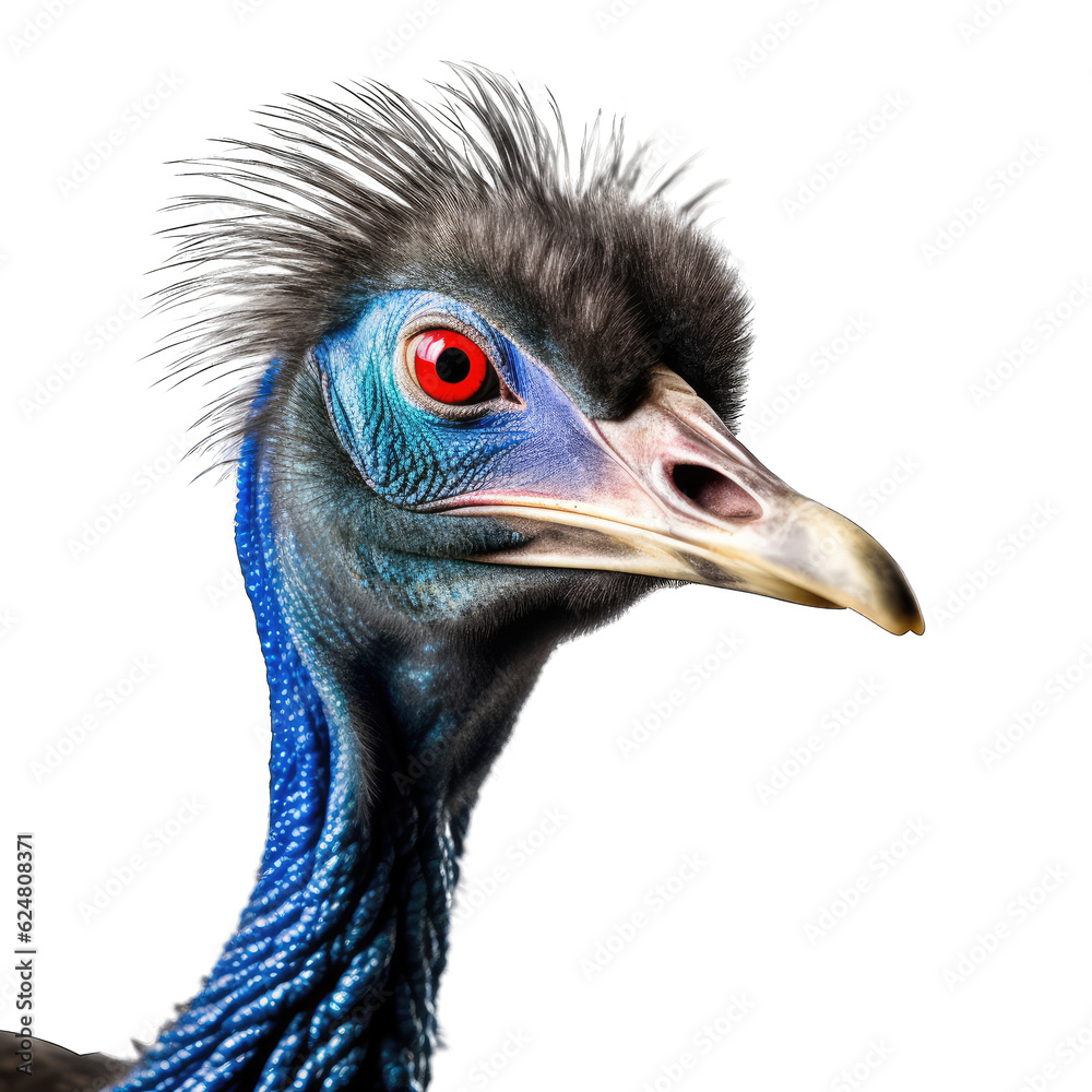Cassowary transparent background, png Stock Photo | Adobe Stock