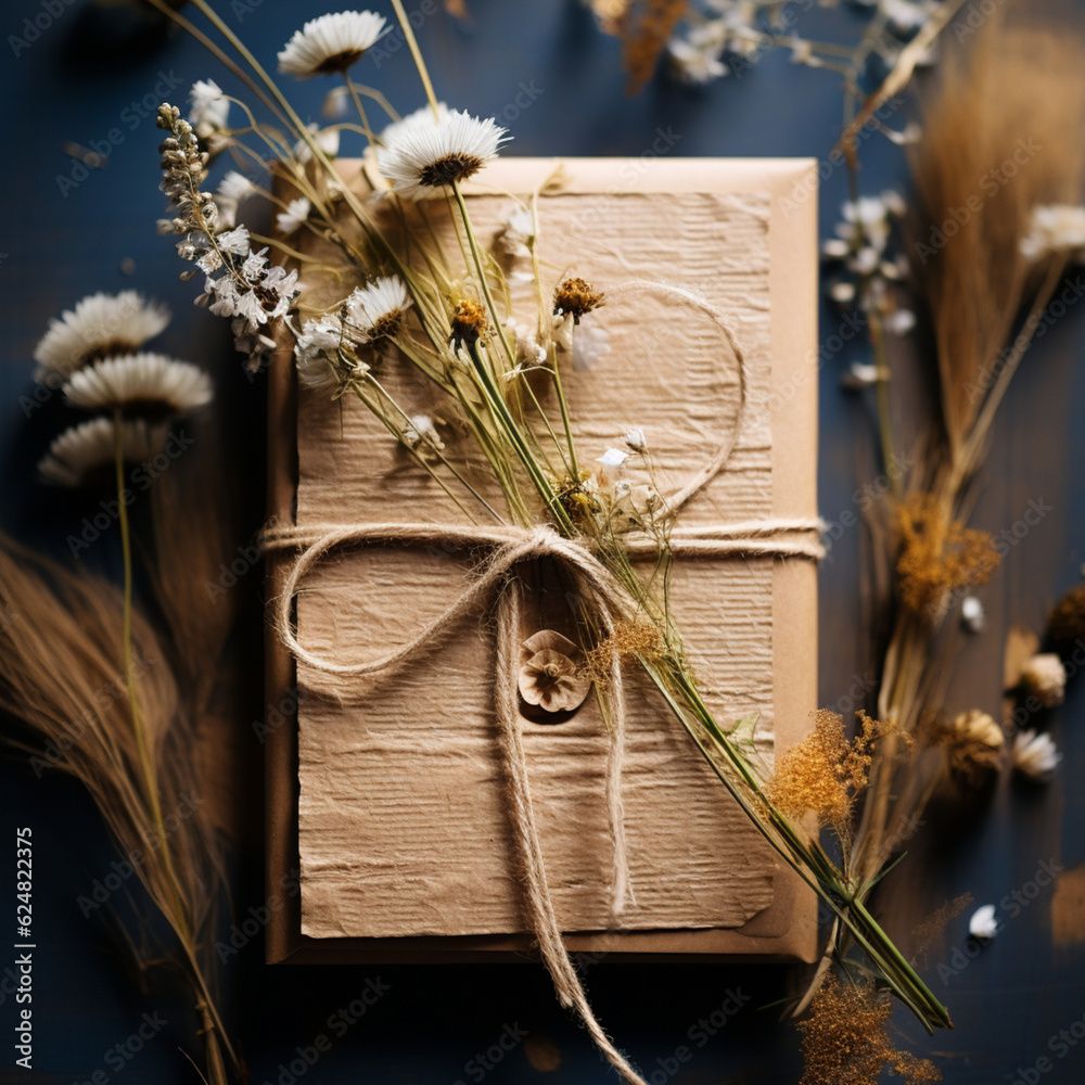 Elegant Gift Card, Decorated with Floral Design, featuring dreamy ...