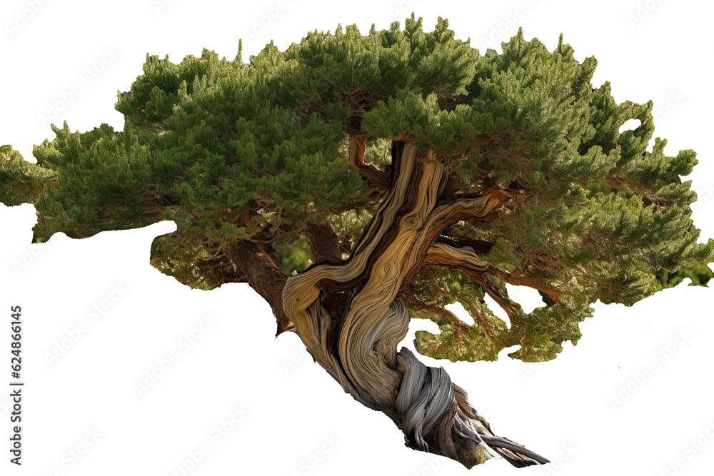 Common Juniper Juniperus communis , Transparent background. generative ...