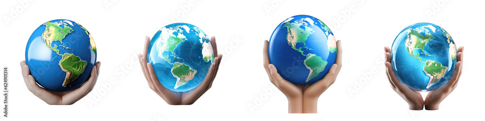 Globe with Hands clipart collection, vector, icons isolated on ...