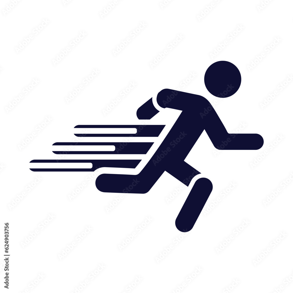 Running Man, Running, Man run fast, race, sprint, fast Runner icon ...