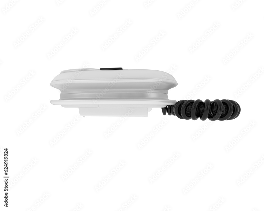 Fetal doppler isolated on transparent background. 3d rendering ...