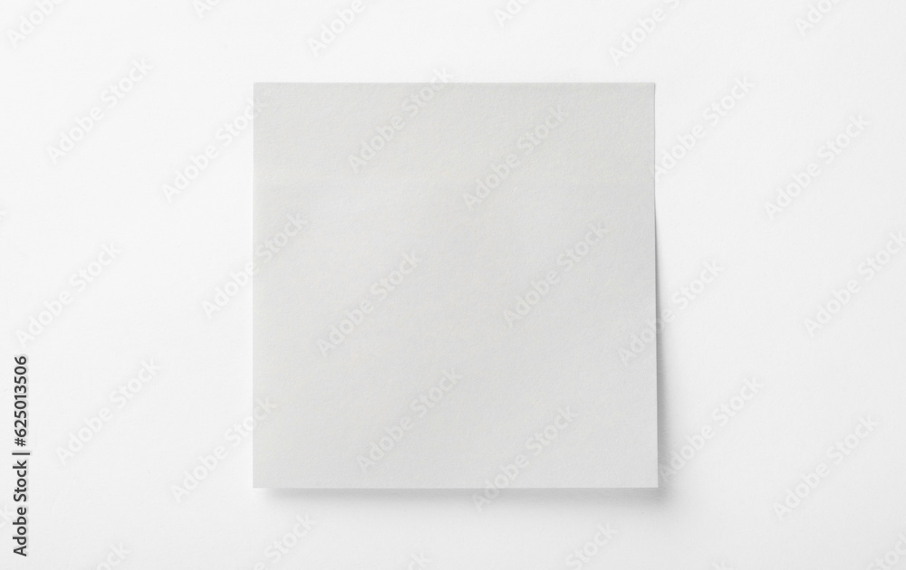 blank white sticky notes on white background. Mockup sticky Note Paper ...