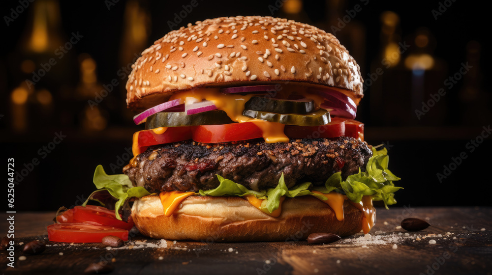 mouthwatering, artisanal burgers with unique toppings, high-quality ...