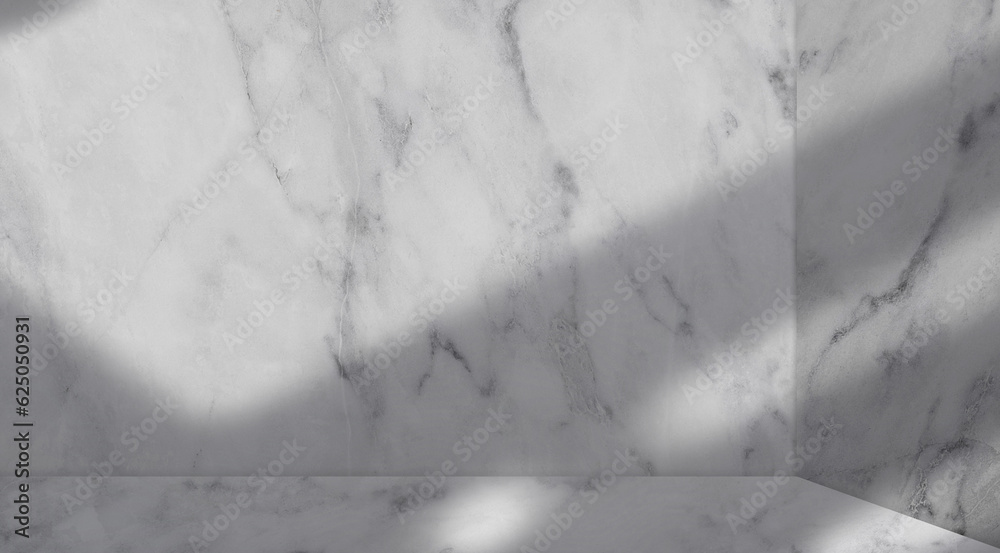 Marble Wall Texture with Shadow effect from window,Studio Background ...