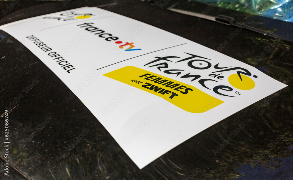 Tour de France Sticker - Le Tour de France 2023 Culoz, France - July ...