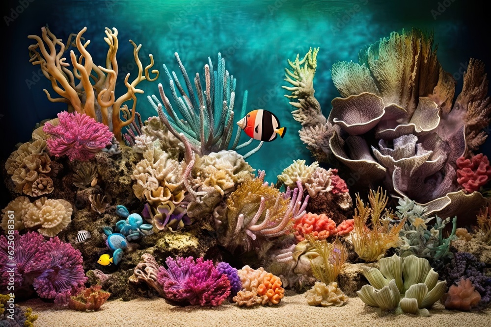 Diverse Marine Life and Vibrant Colors: Exploring an Underwater Coral ...
